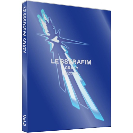 LE SSERAFIM CRAZY 4th Mini Album (Standard ver Vol 2. MAVİ Ver.) - BLACK
